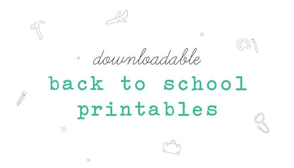 FREE Downloadable First Day of School Printable - www.elliefunday.com